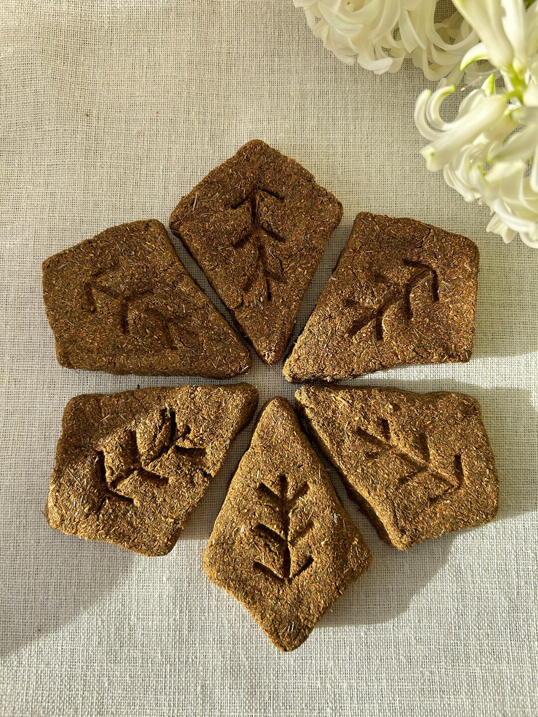 Handmade Incense Palo Santo + Sweetgrass + Myrrh - Solid Insence for ...