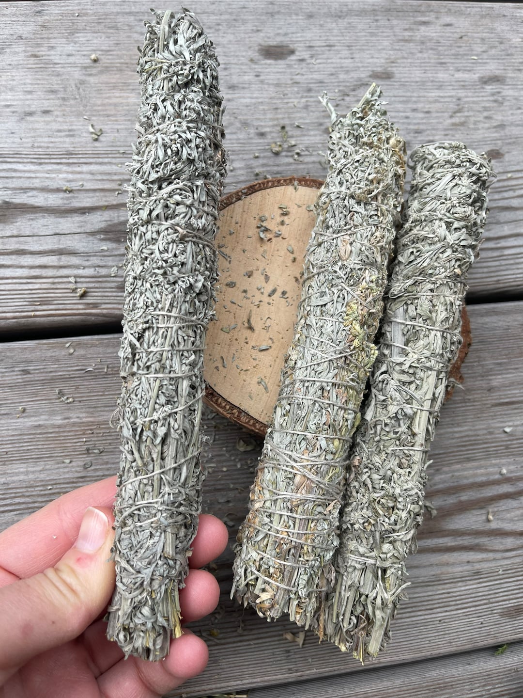 Wormwood Dried Big Smudging Stick Stick Alternative Cleanser Anti ...