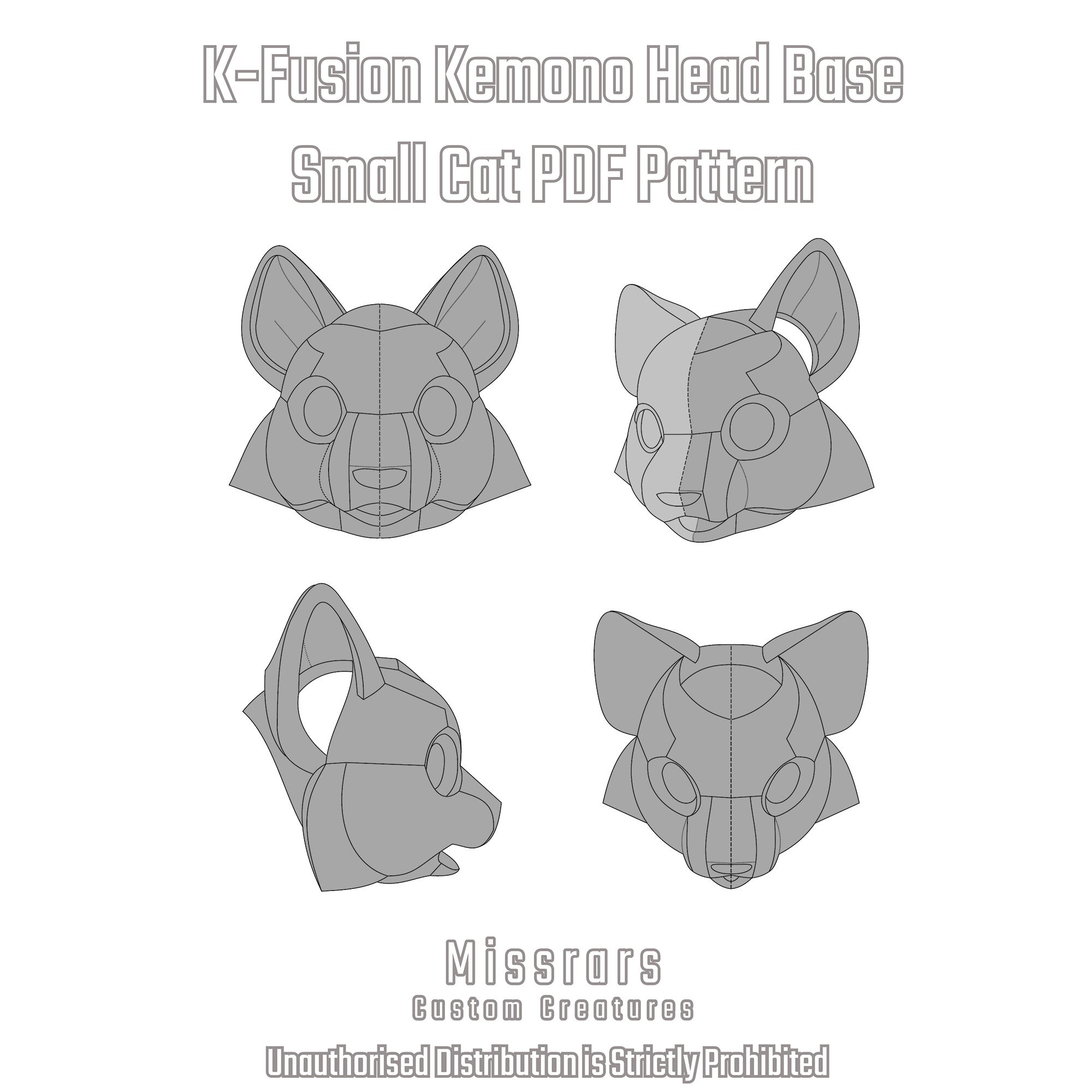 PDF PATTERN Small Cat DEX Kemono 'k-fusion' Fursuit | Etsy