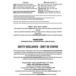 PDF PATTERN Small Cat DEX Kemono 'k-fusion' Fursuit Head Base - Digital ...