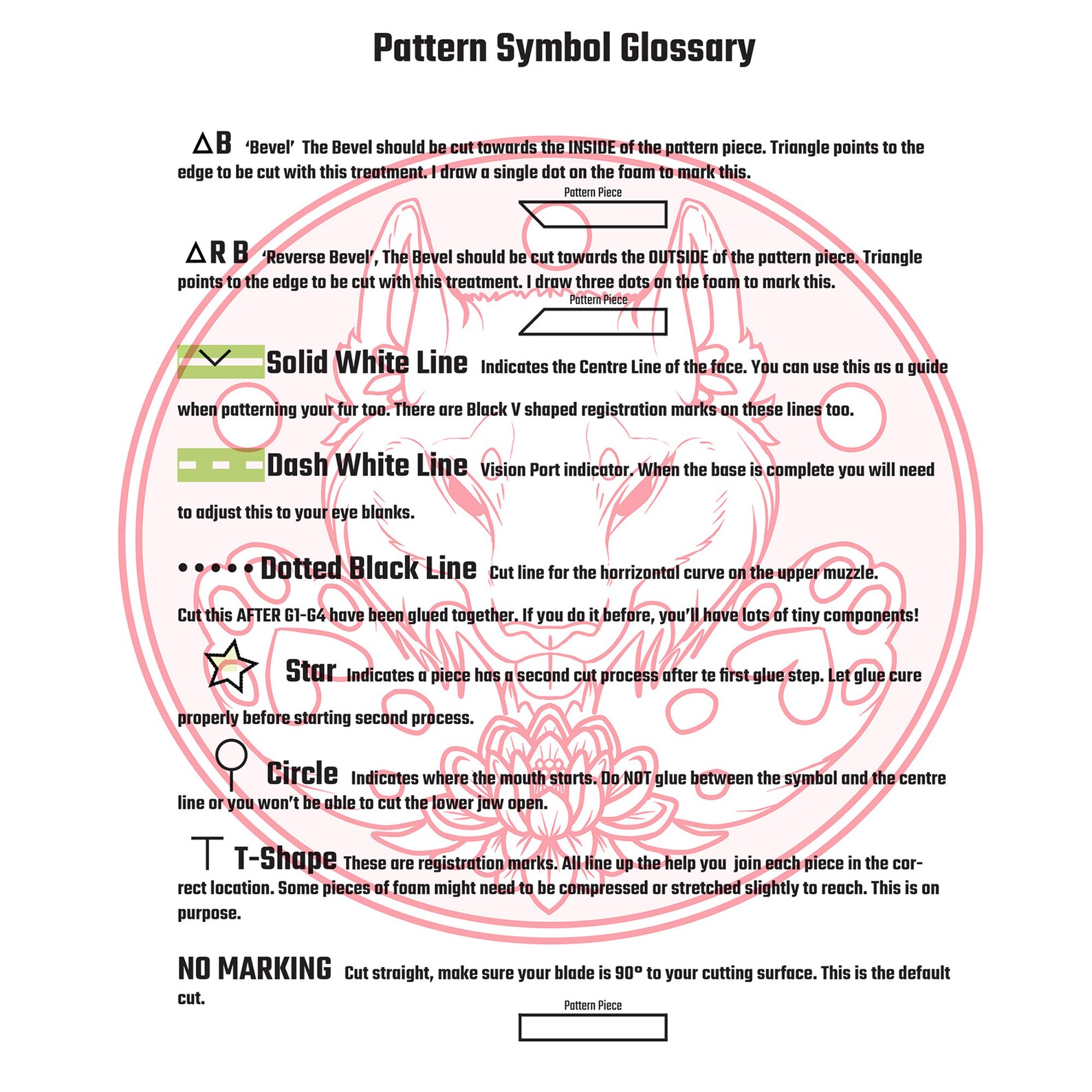 PDF PATTERN Big Cat 'NERO' Kemono 'k-fusion' Fursuit Head Base ...