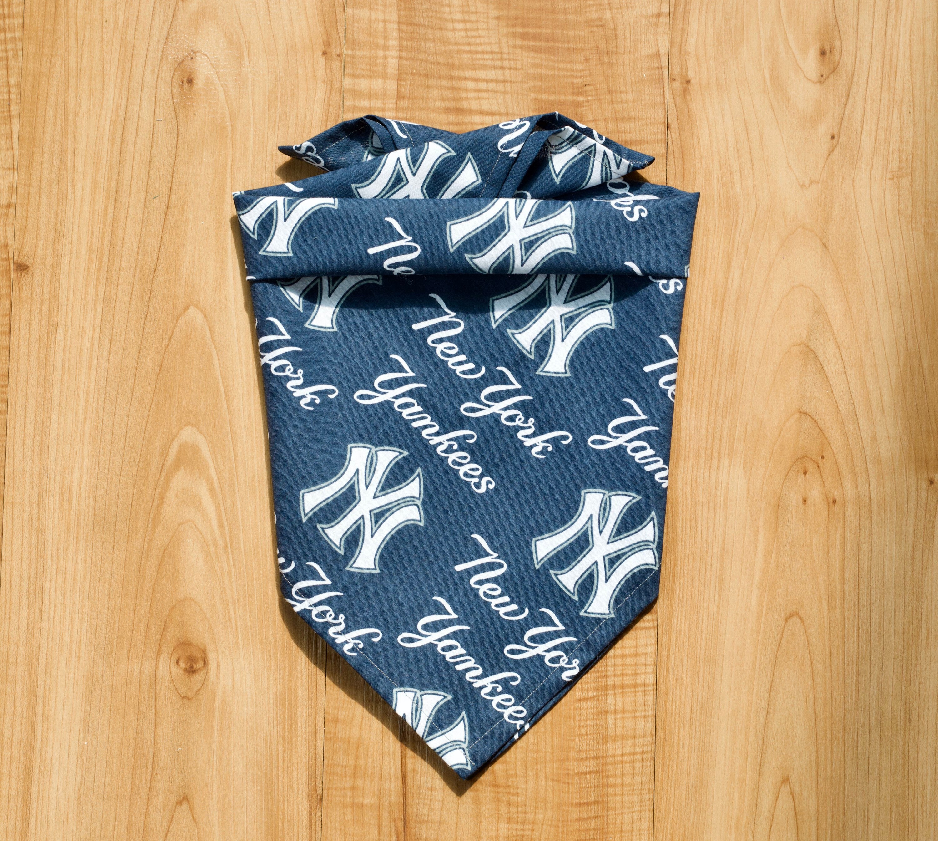 Yankees de Nueva York bandana de perros de béisbol pañuelos | Etsy