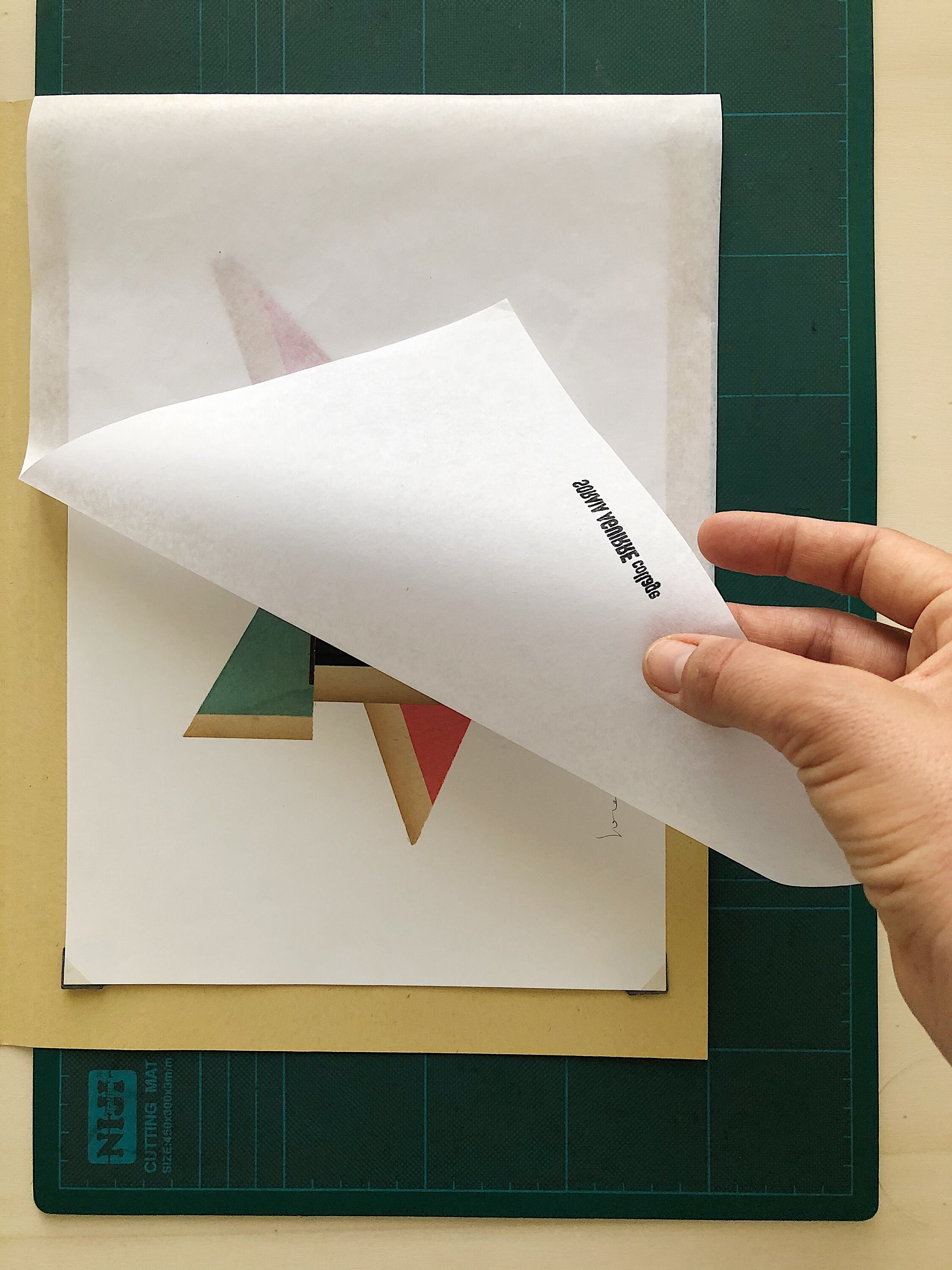 MRS TRIANGLE / Art Collage. Handmade Collage. Original Artwork - Etsy