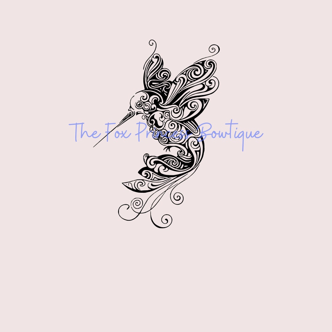 Mystical Hummingbird Mandala SVG - Etsy