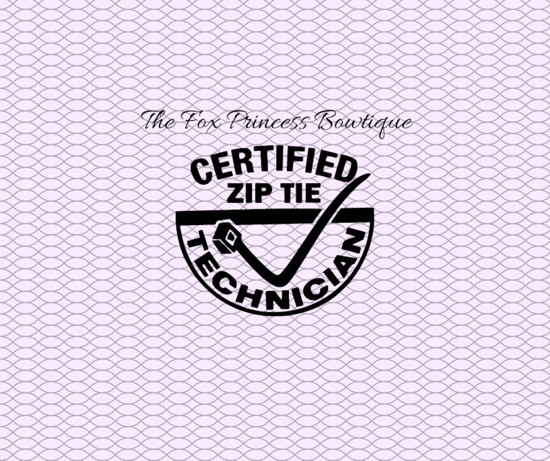 Zip Tie Technician SVG - Etsy