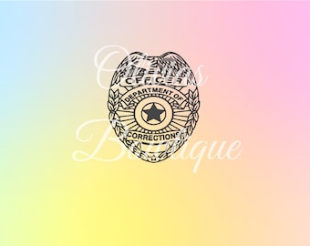 Probation Officer Badge Svg | Etsy