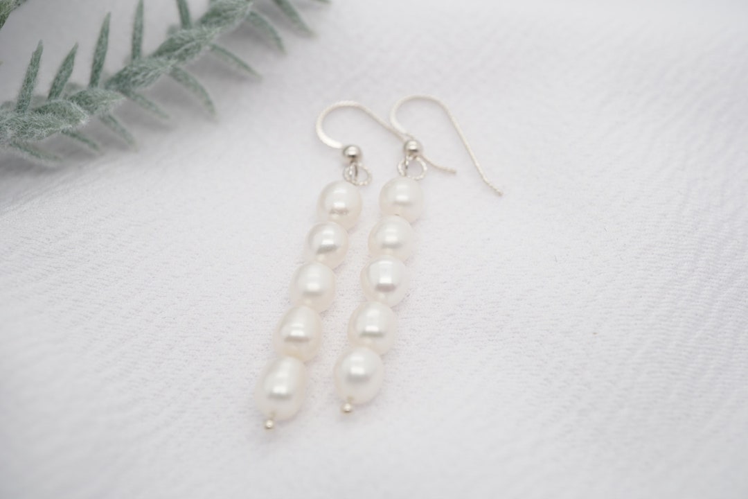 Handmade Pearl Earrings - Etsy