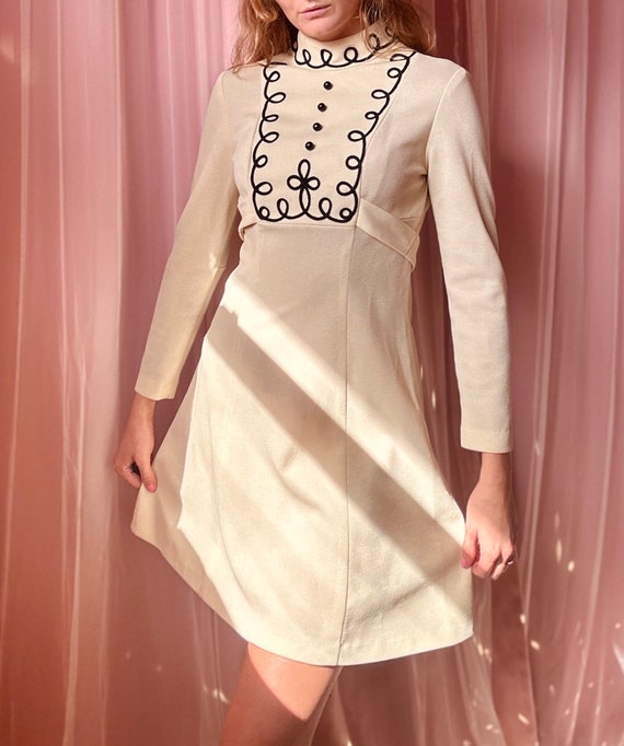 1960s mod mini dress - Gem