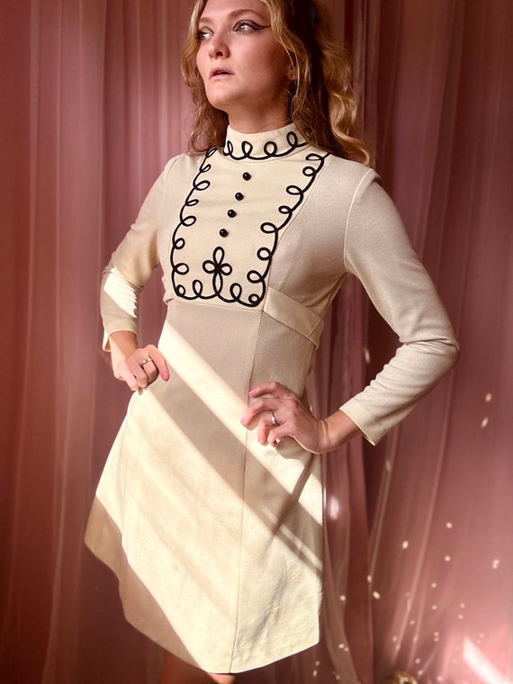 1960s mod mini dress - Gem