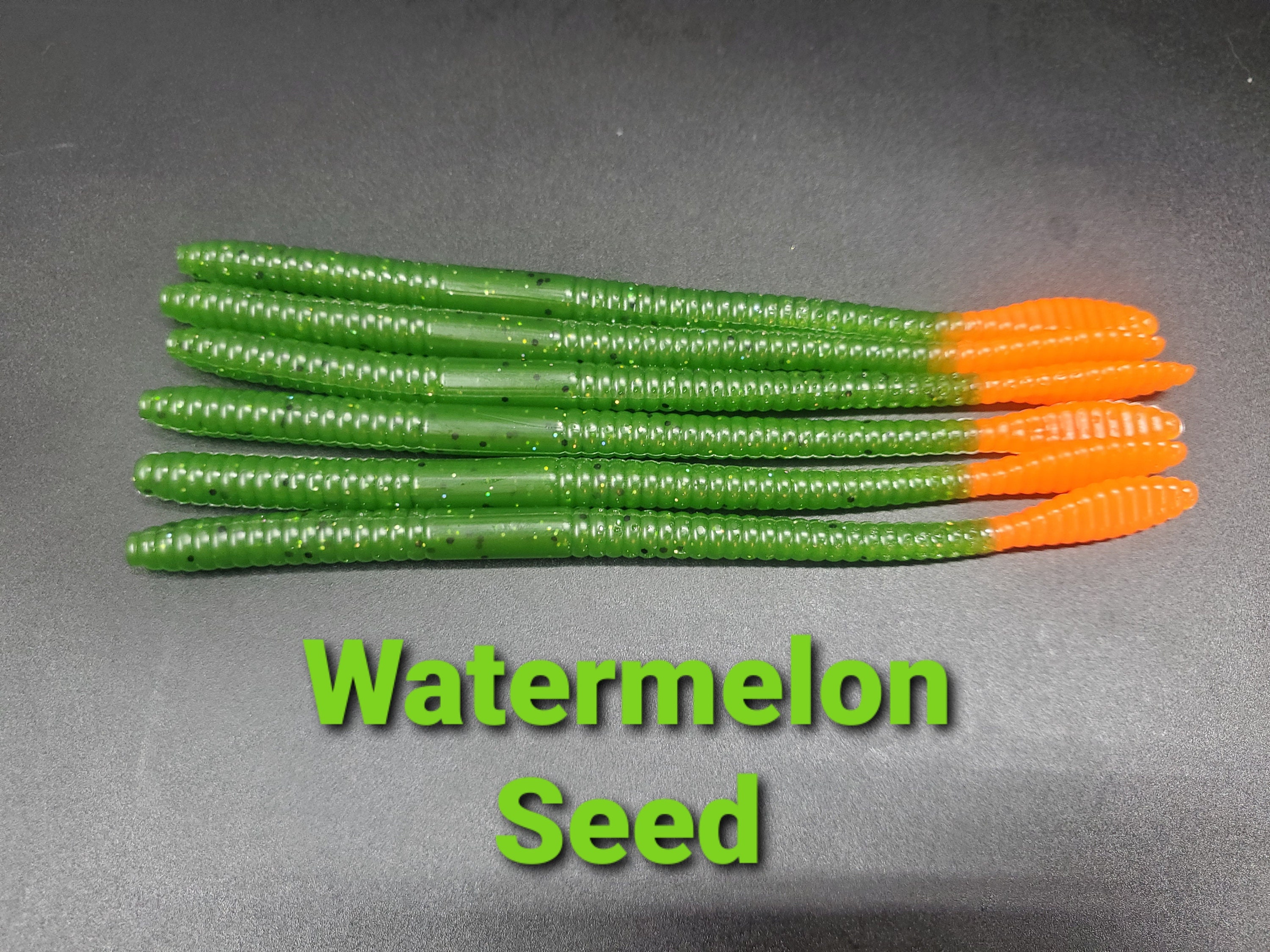 6" Trick Worms 12 Pack (9) Colors - Etsy