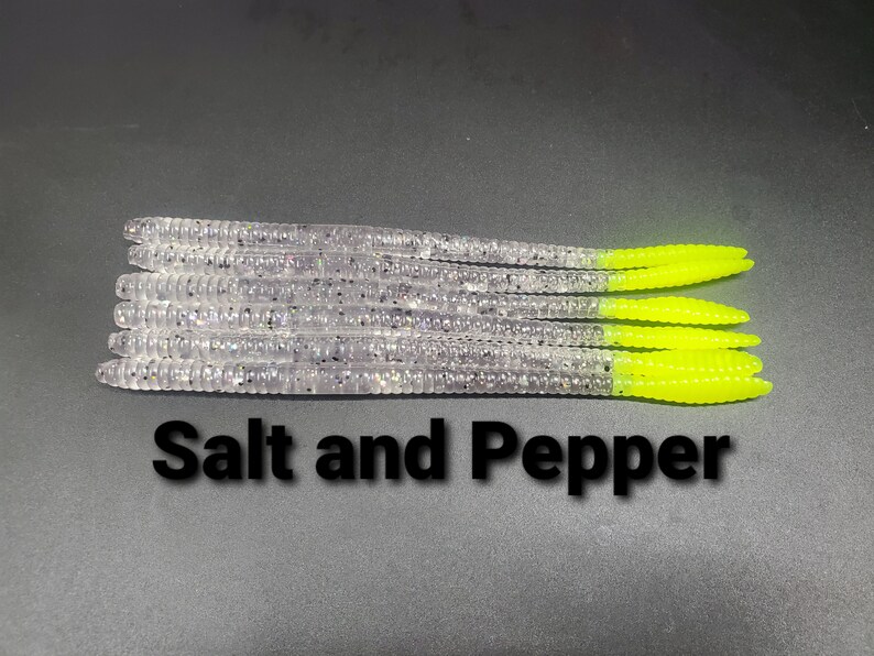 6" Trick Worms 12 Pack (9) Colors - Etsy