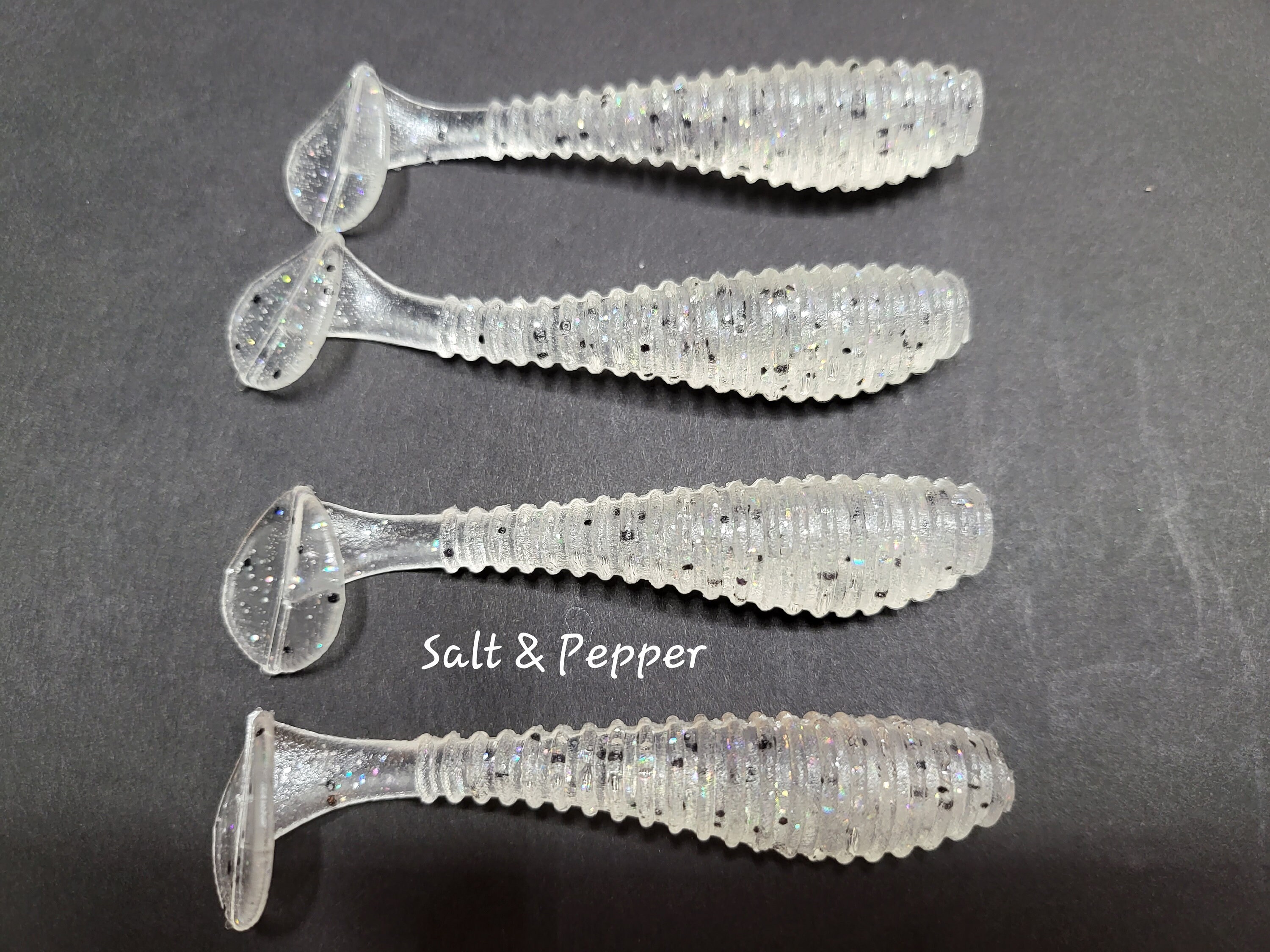 3.5" Ripper Paddle Tails 8 Pack (9) Colors - Etsy