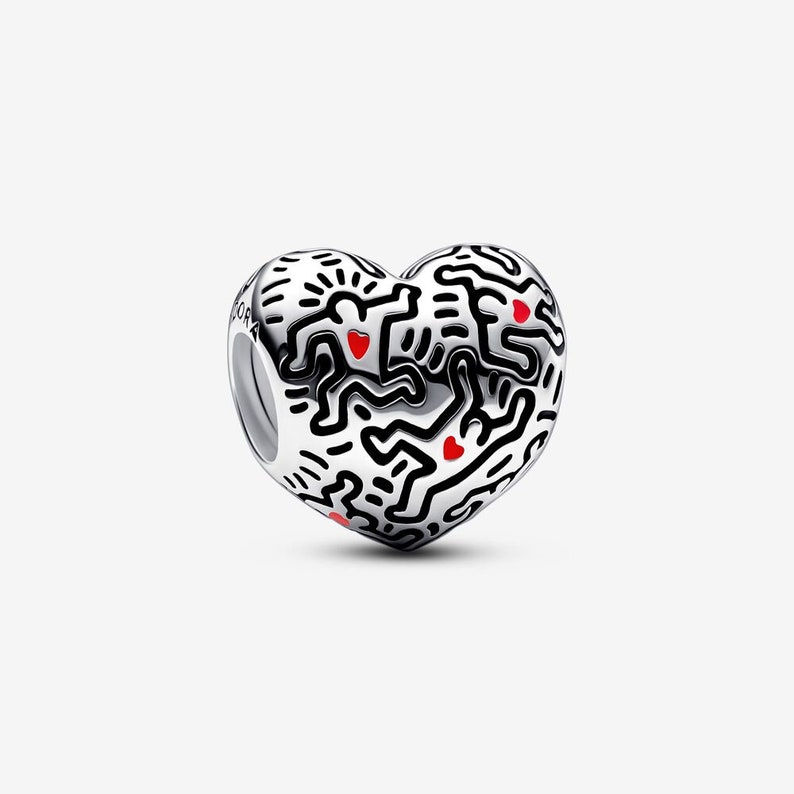 New 2022 Authentic PANDORA Keith Haring X Pandora Line Art - Etsy