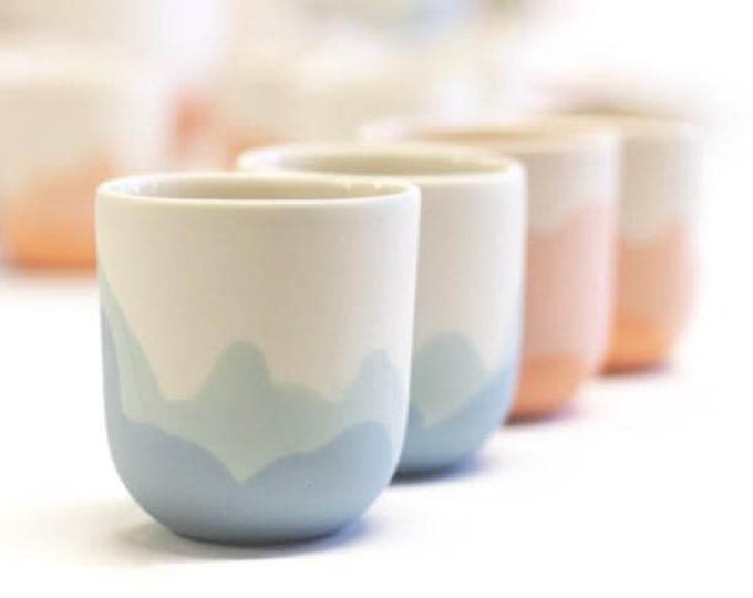 Espresso CUP Handcrafted in Porcelain Ceramic Tableware - Etsy