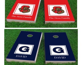 Custom College Cornhole Boards - Etsy