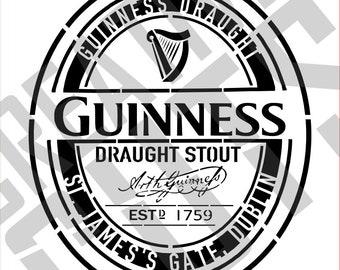 Guinness Stencil | Etsy UK