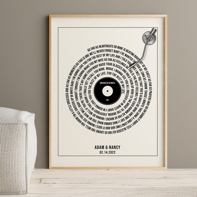 Song Lyrics Gift - 60+ Gift Ideas for 2025