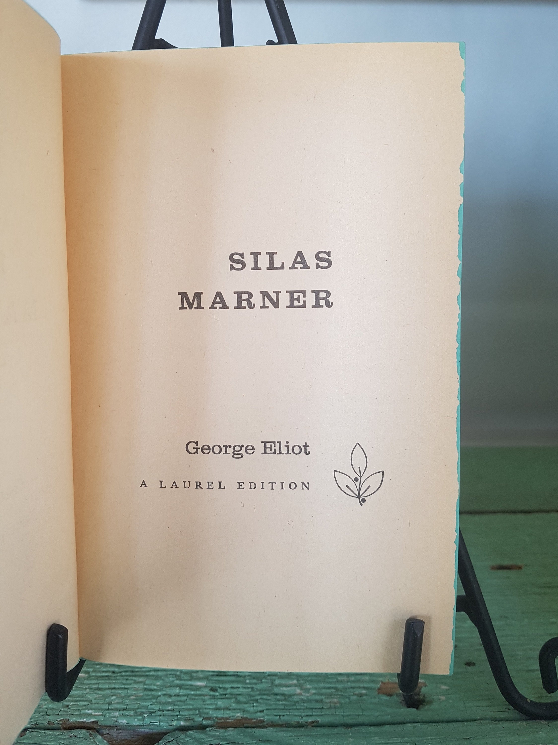 Silas Marner by George Eliot Unique 1968 Paperback Edition With Teal ...