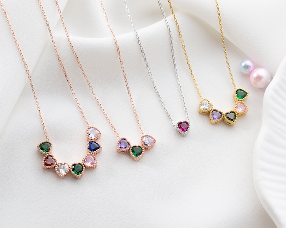 Personalized gemstone necklace store
