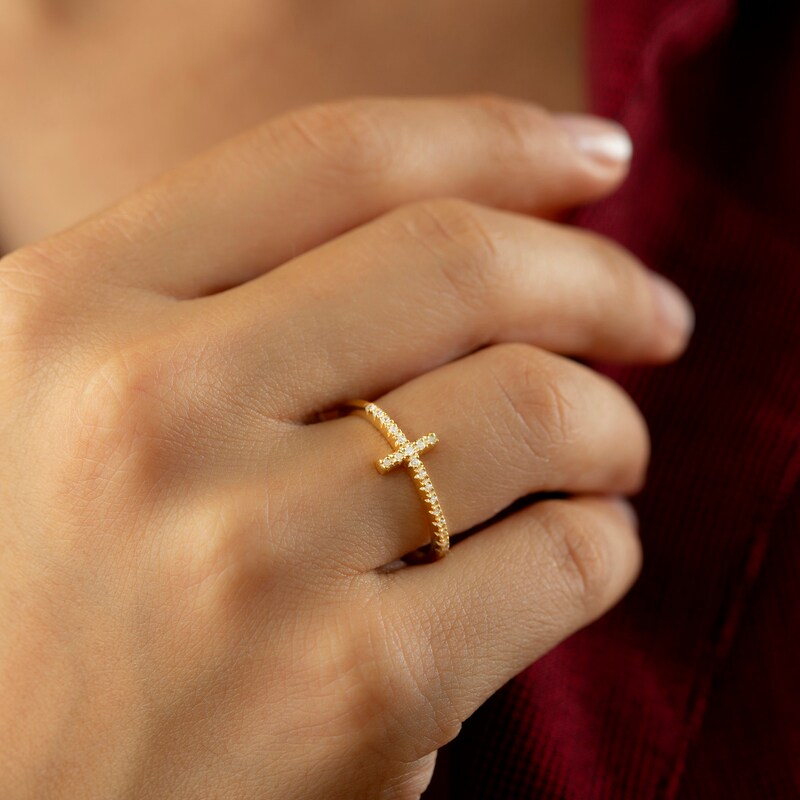 Cross Ring - Etsy