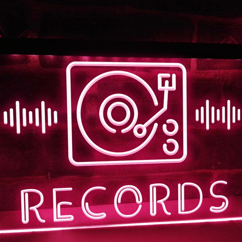 Record Store Neon Signs - Etsy UK