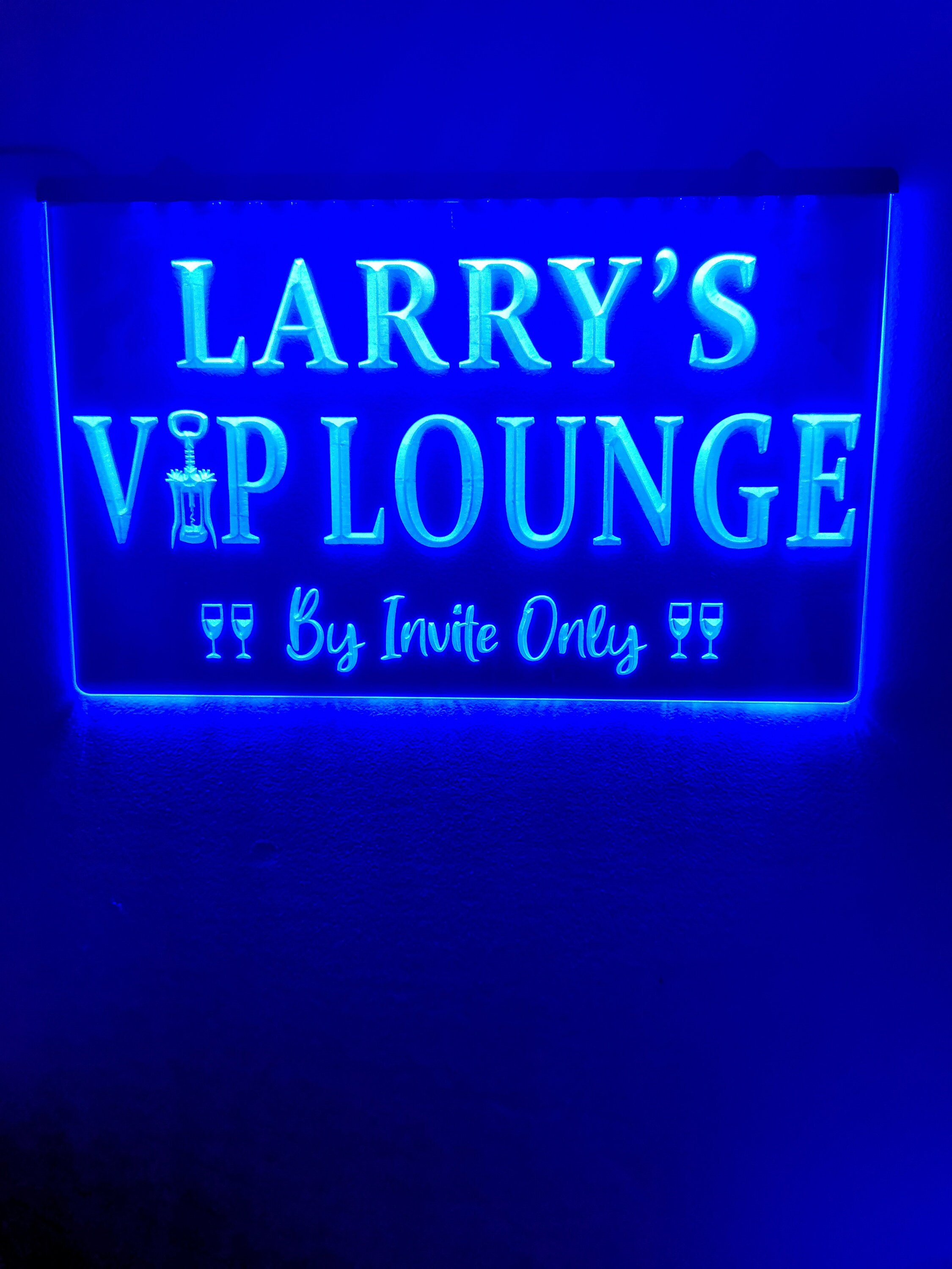 VIP Lounge Illuminated LED Neon Wine Bar Sign Décor - Etsy UK