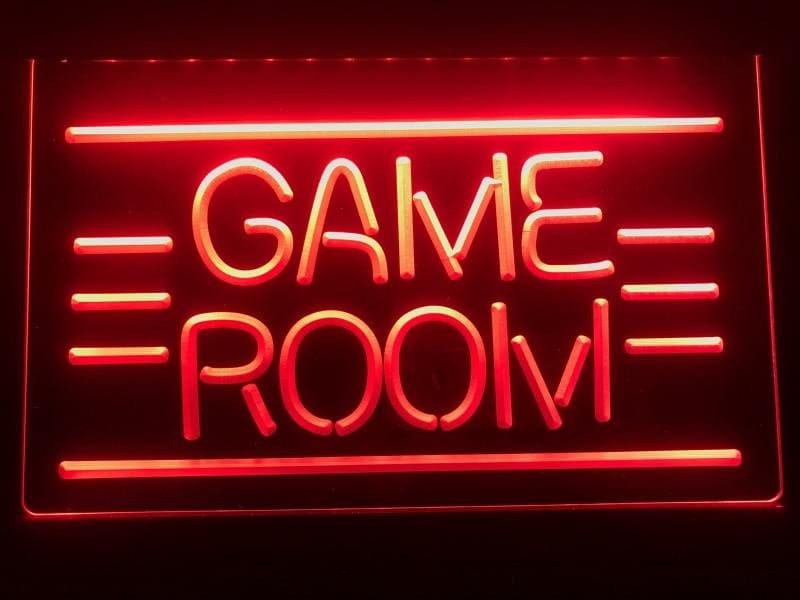 Game Room Light Retro Sign LED Lights Neon Signs Illuminated Gaming ...