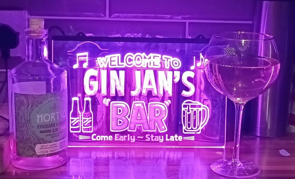 Custom LED Neon Bar Sign Personalised Hanging Pub Light - Etsy