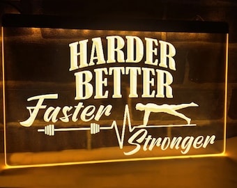 Work Out Neon Sign - Etsy