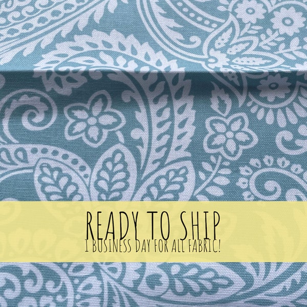 Waverly Blue Fabric - Etsy