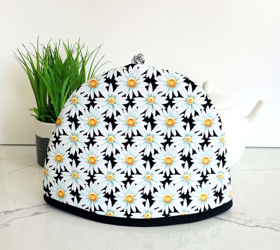 Daisies Flower Small Tea Cosy. Teapot Warmer. Heat Insulated. Foam ...