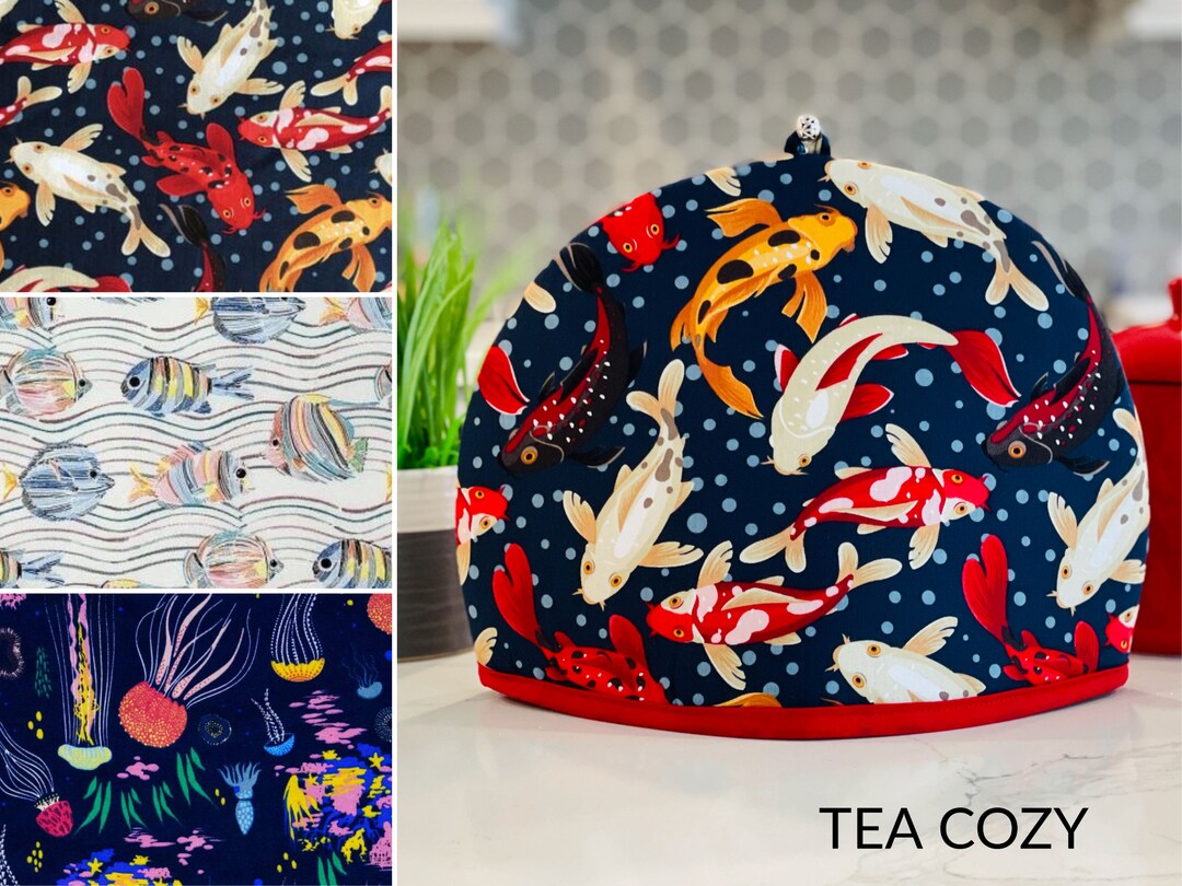 Koi Fish Tea Cosy. Jelly Fish Fishes. Heat Insulated Tea Pot - Etsy