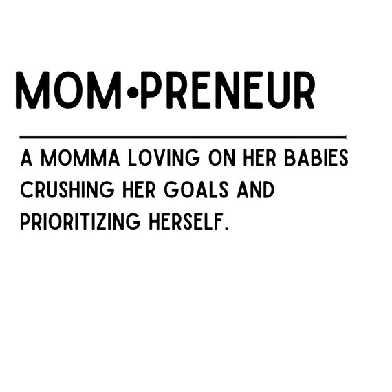 Uppercase Mompreneur SVG Print Boss Mom Working Mom Tshirt | Etsy