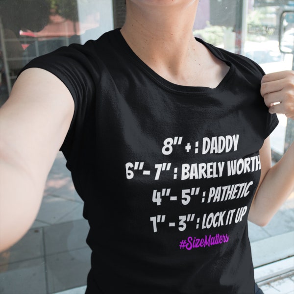 Dick Size Shirt Etsy