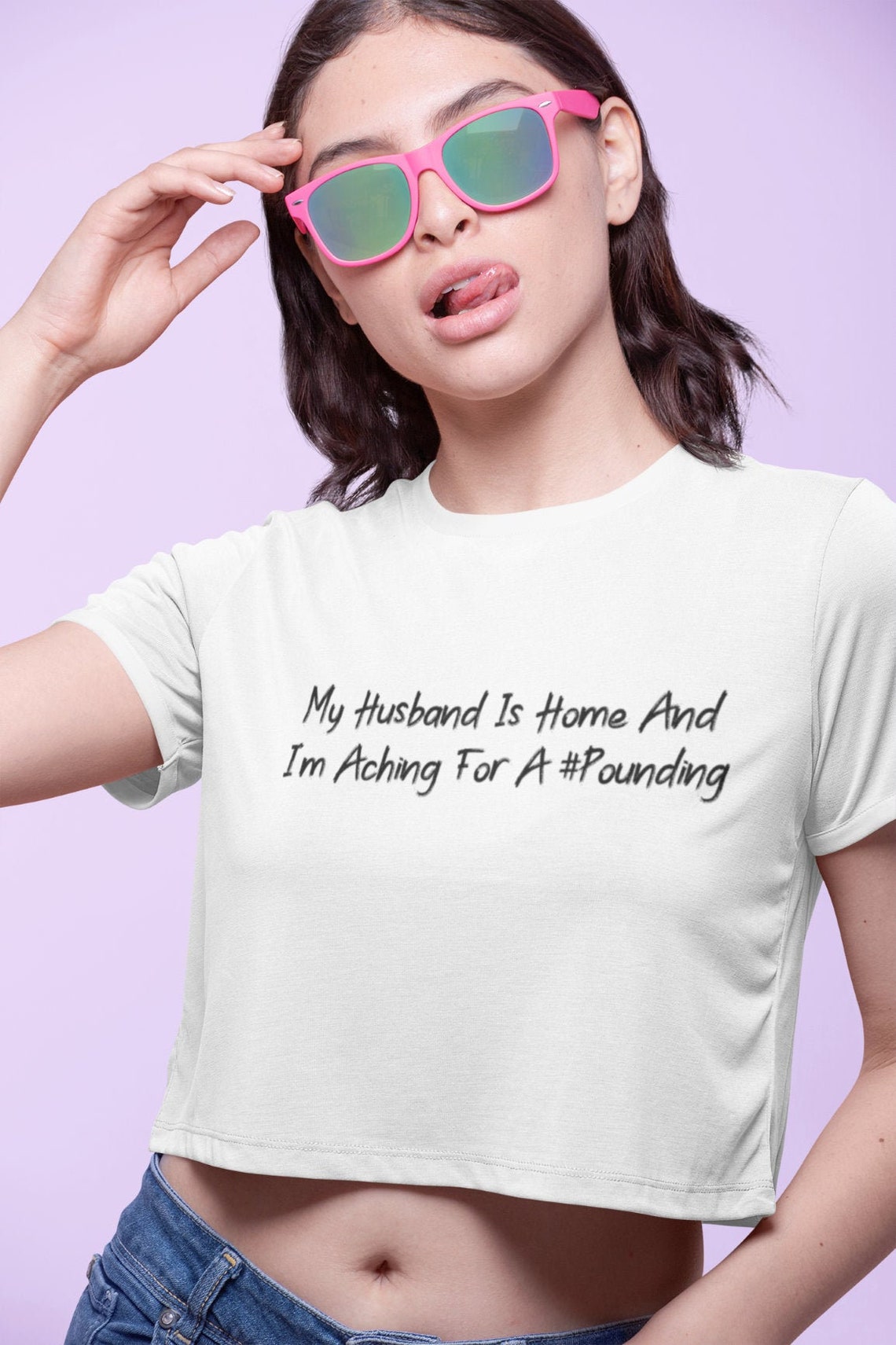 Aching For A Pounding Hotwife Crop Top Hotwife Slut Shirt Etsy