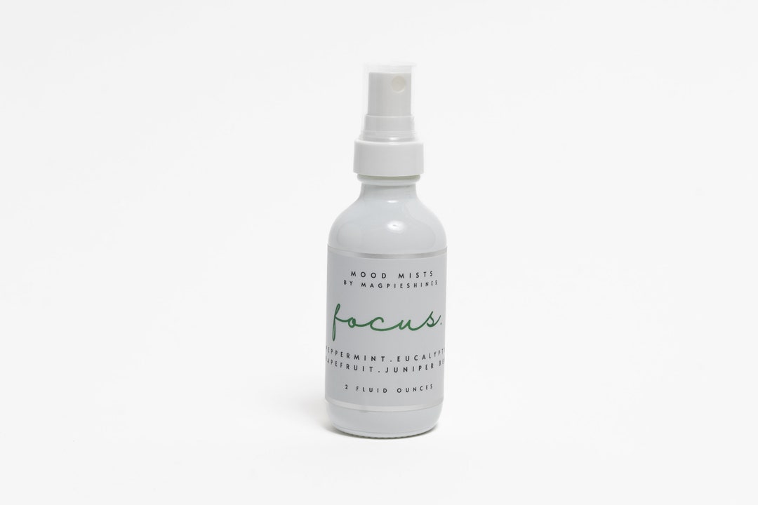 Aromatherapy Spray focus 2 Oz Enhanced Mental Clarity and Productivity ...
