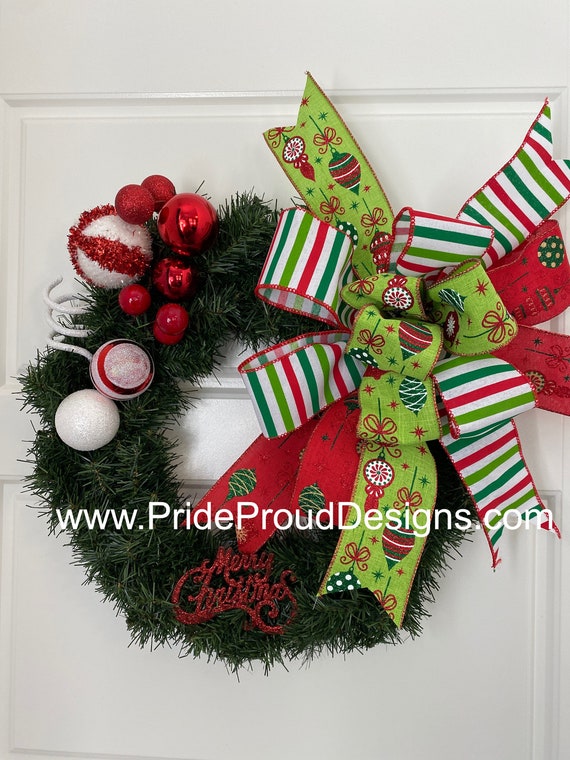 Christmas Ornaments Galore Christmas Evergreen Home Decor Door - Etsy
