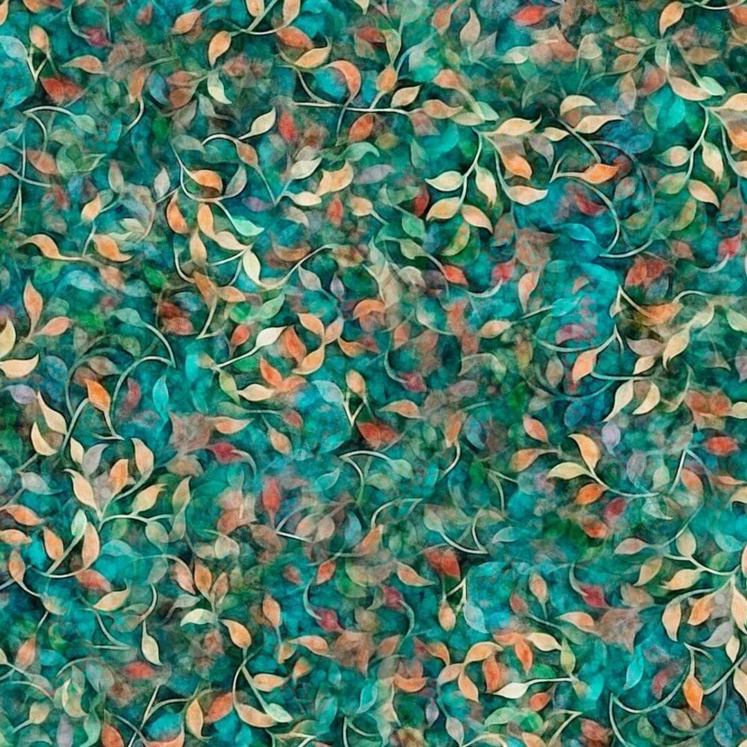 Vine Dance Digital Cotton Fabric – 45 Inch Wide Quilting Cotton | Soft ...