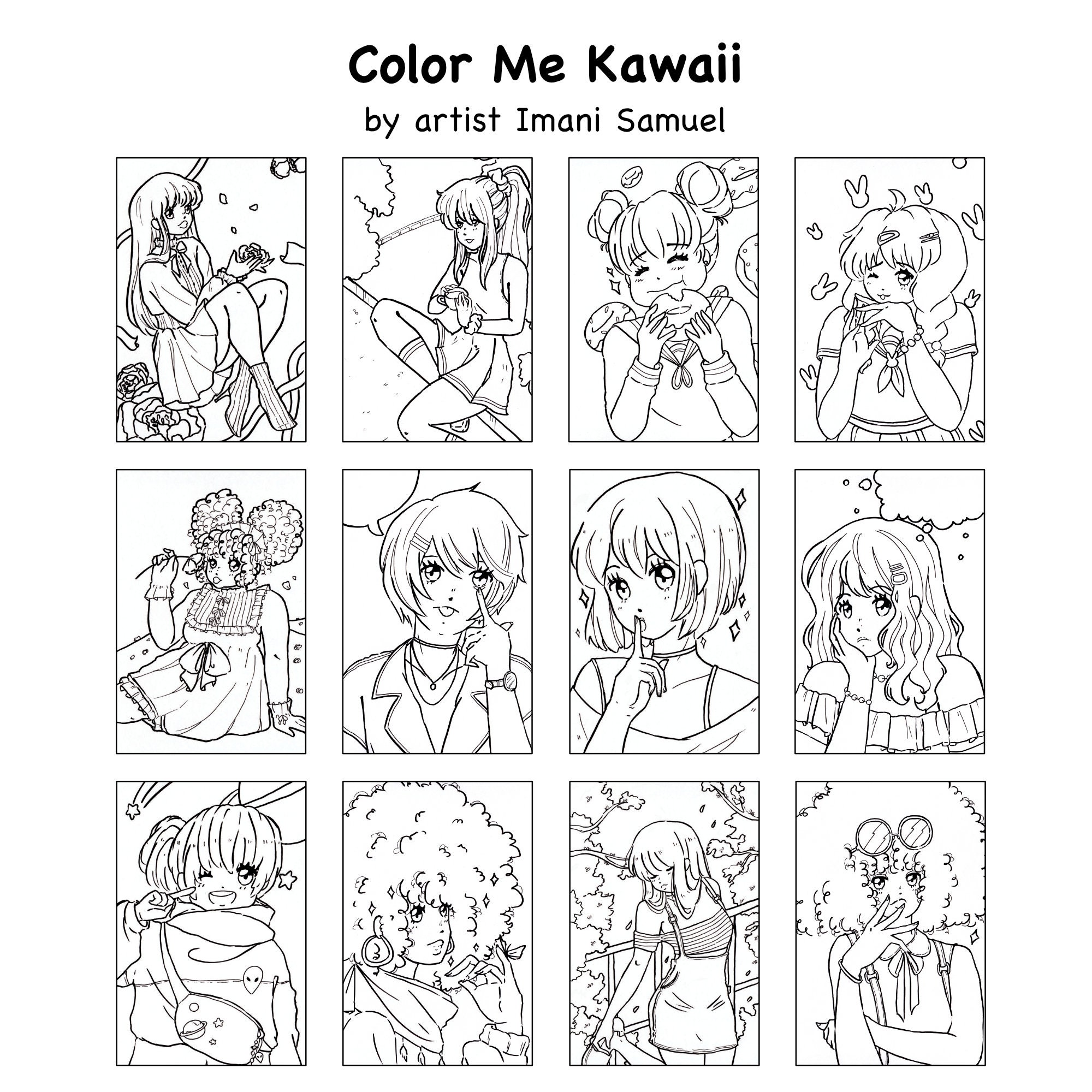 Colorpockit 4x6 Postcard Coloring Book Card 2 Deck Bundle With - Etsy ...