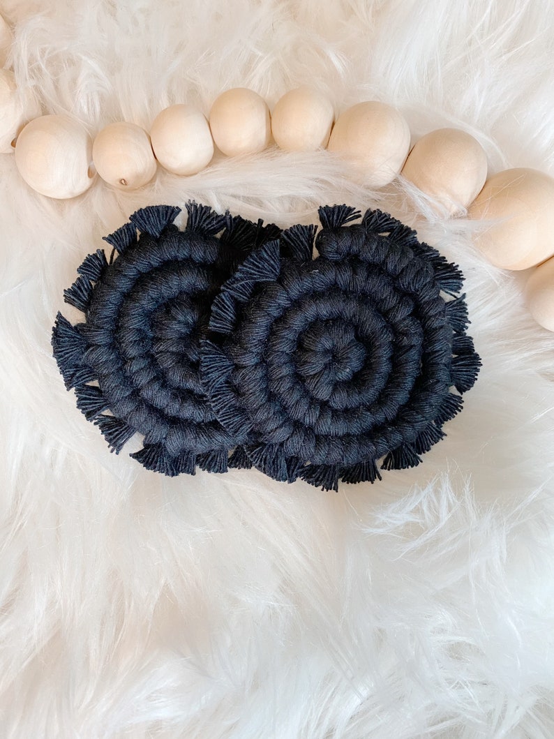 Macrame Car Coasters | Etsy