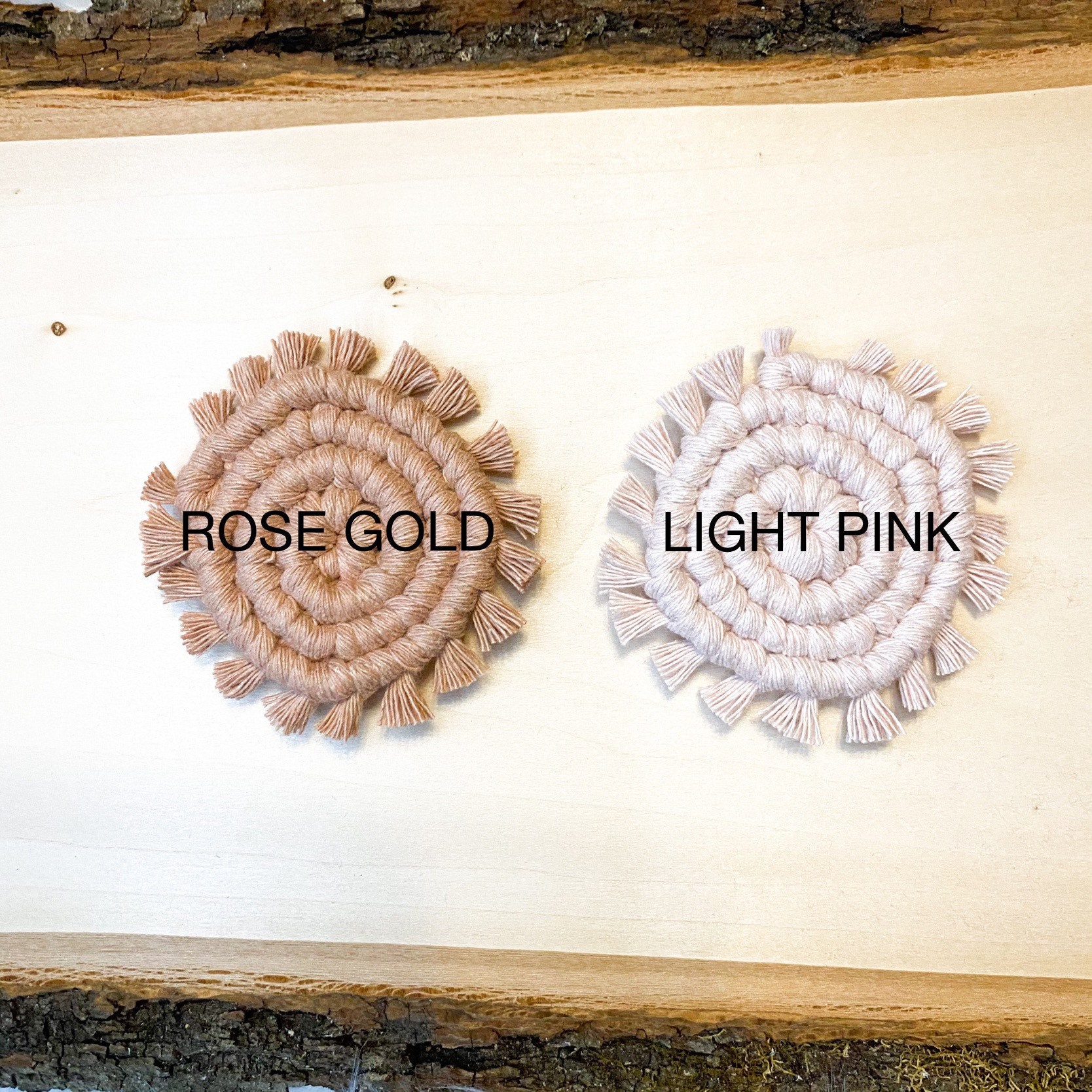 Macrame Car Coasters - Etsy