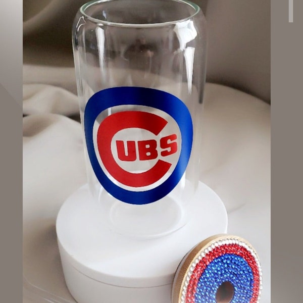 Chicago Cubs Glasses - Etsy