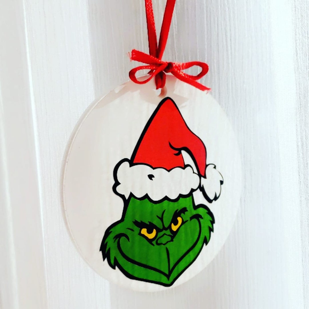 THE GRINCH | Hanging Ornaments | Grinchmas| Stocking Stuffer - Etsy