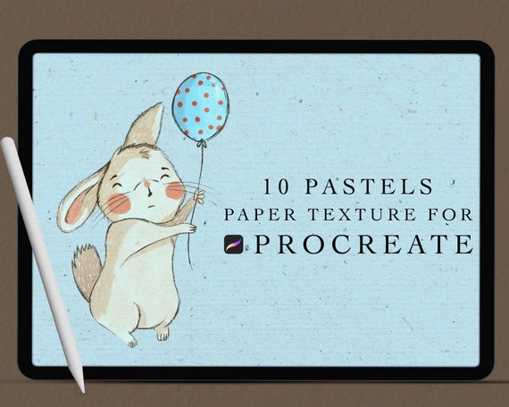 10 Pastels Digital Paper Texture for Procreate Sketching & | Etsy