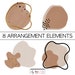 Abstract Shapes Clipart, Abstract Elements Earth Colors, Well Art, Soft ...