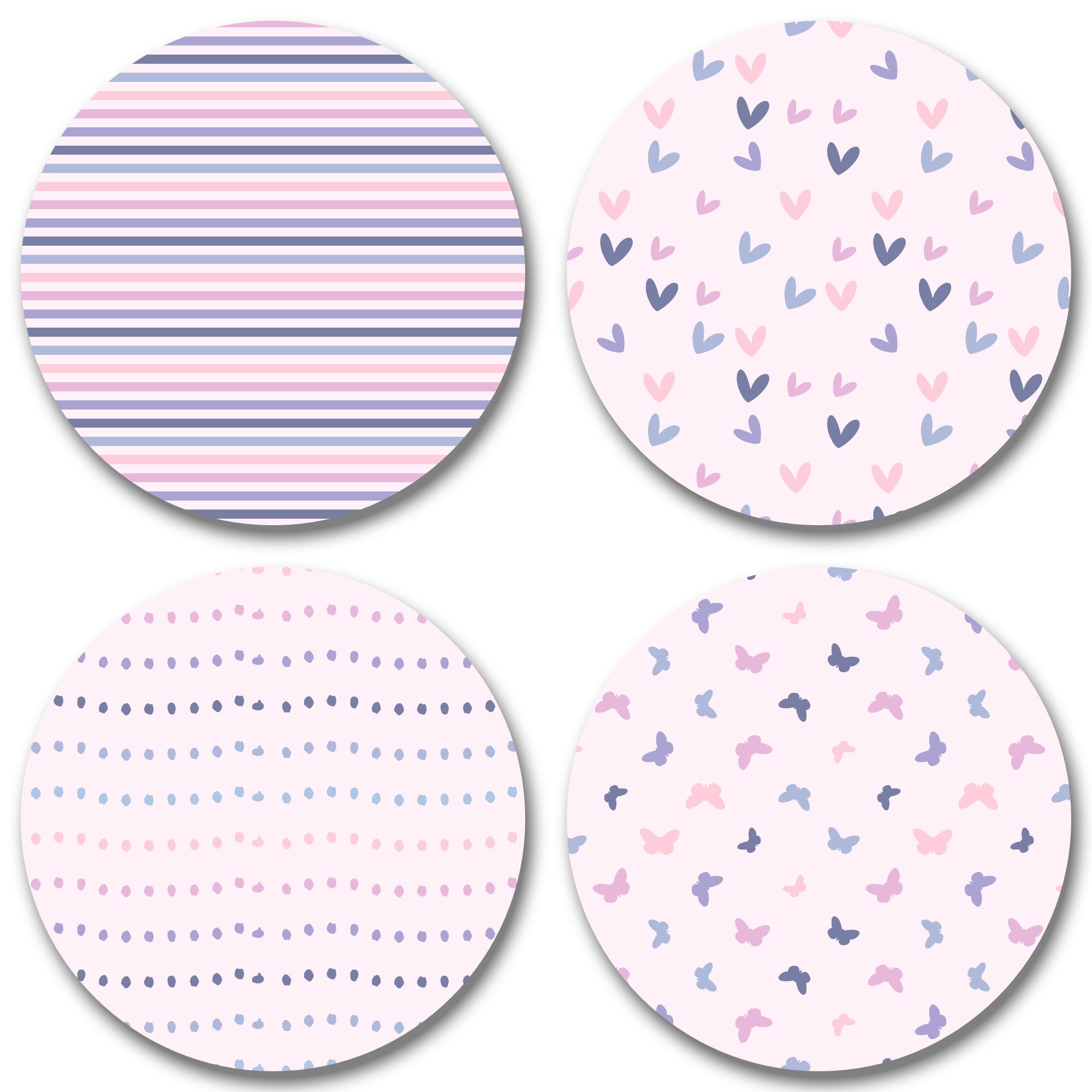 Baby Girl Pastel Digital Paper Baby Shower Pretty Pastels - Etsy