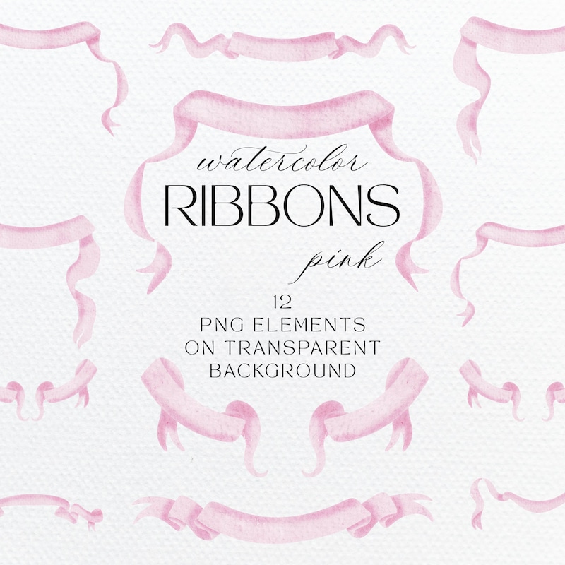 Watercolor Ribbon - Etsy