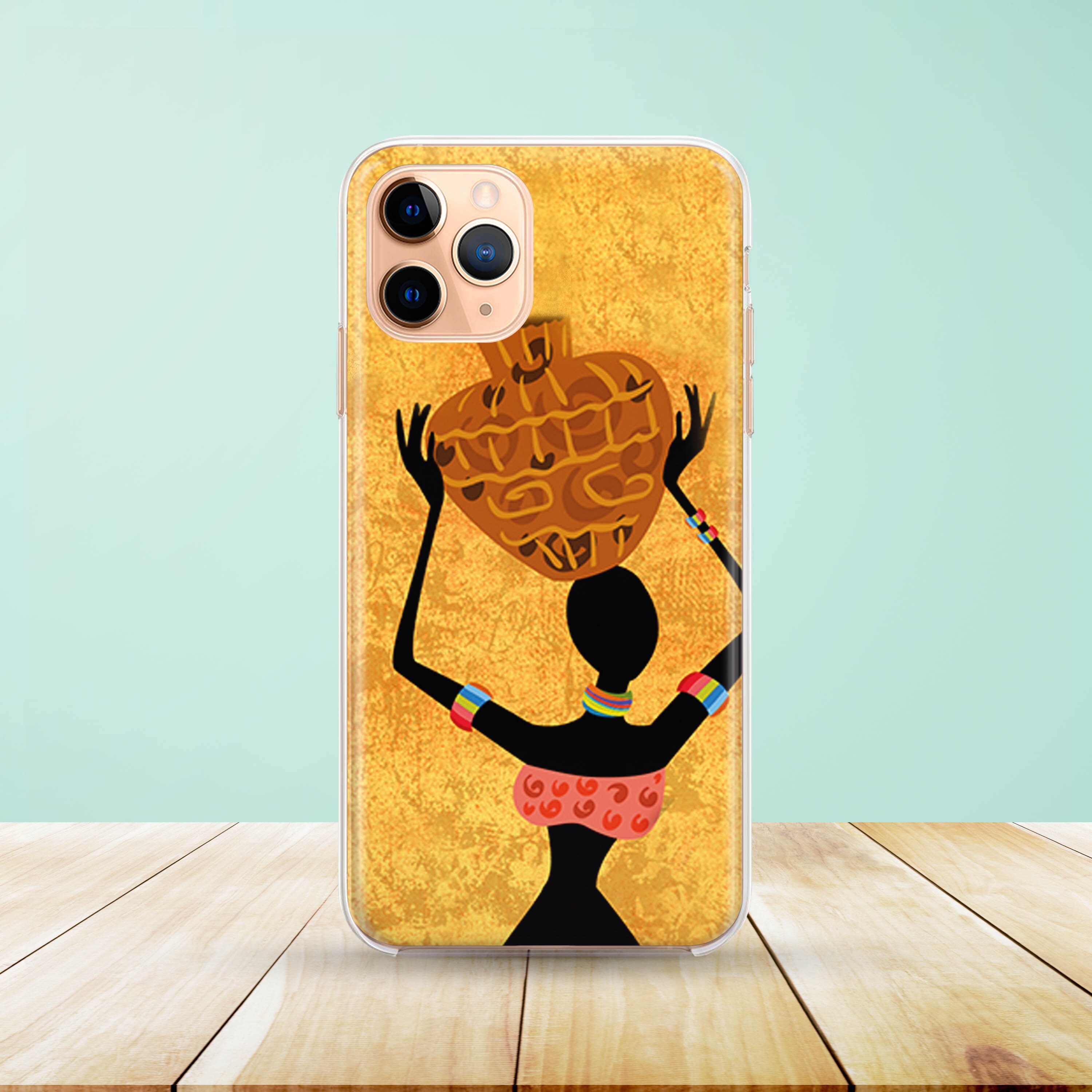African Lady Phone Case Available for iPhone 14, 13, 12, 11, XS Max ...