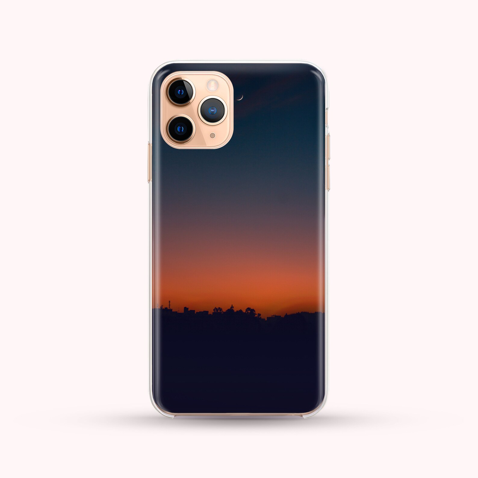 Sunset Forest Silhouette Ombre Phone Case Available for iPhone - Etsy