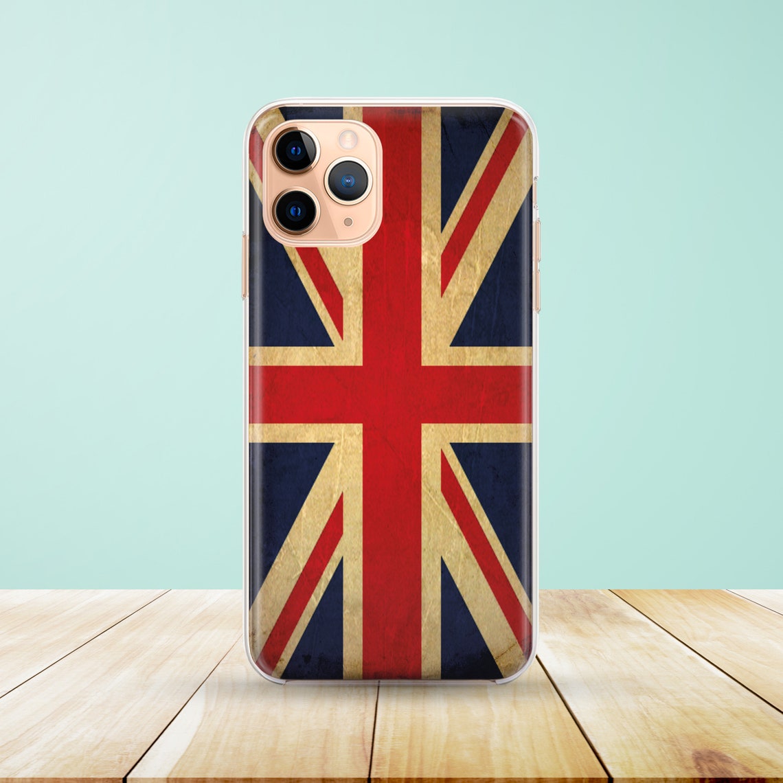 Vintage United Kingdom Flag Phone Case Available for iPhone 11, XR, XS ...